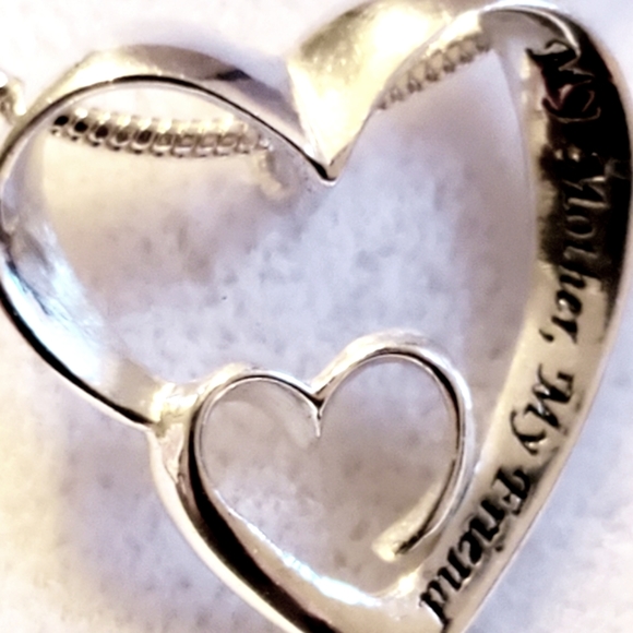 Jewelry | Saleheart With A Sm Heart Saying | Poshmark
